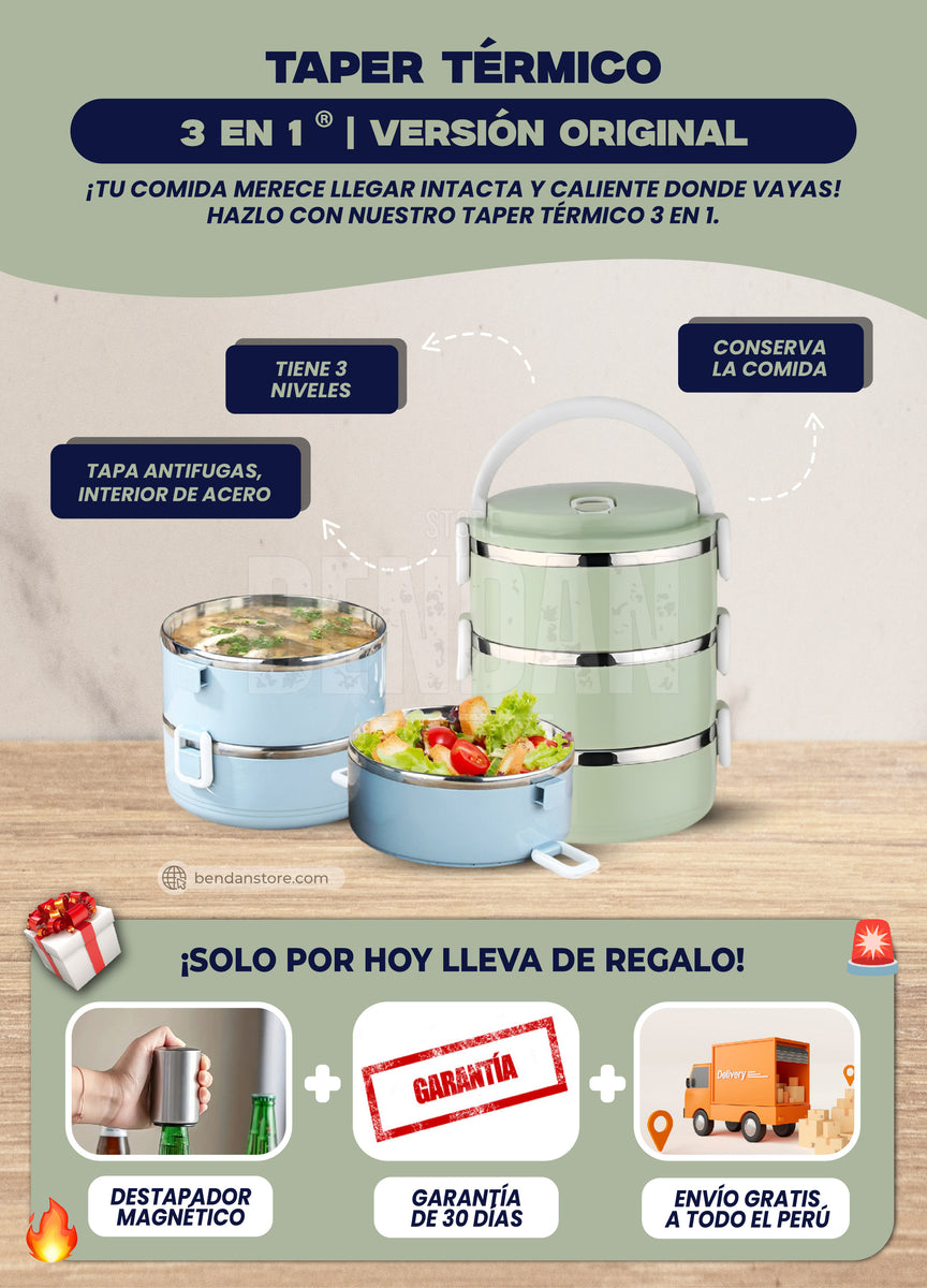 Taper Térmico 3 en 1 ® | Versión Original – BenDan Store SAC